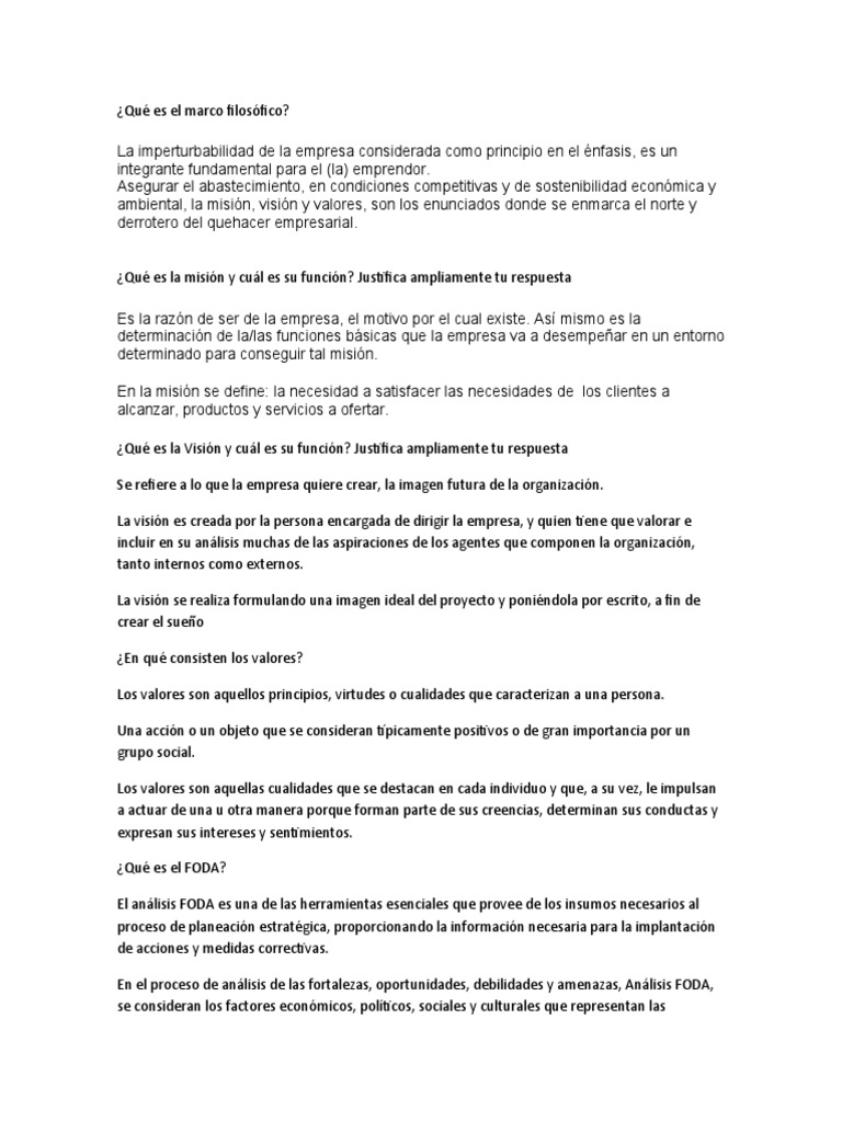 Qué Es El Marco Filosófico | PDF