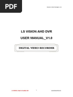 AHD DVR User Manual - V1.0 | PDF | Ip Address | Computer Network