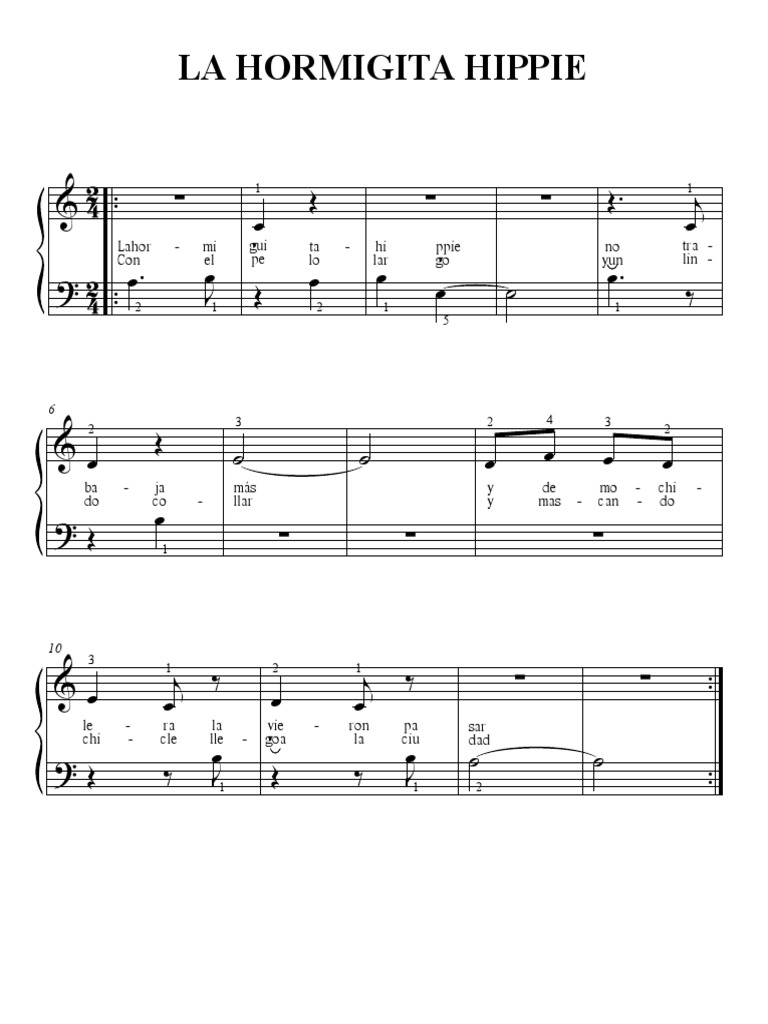 La Hormiguita Hippie Pdf