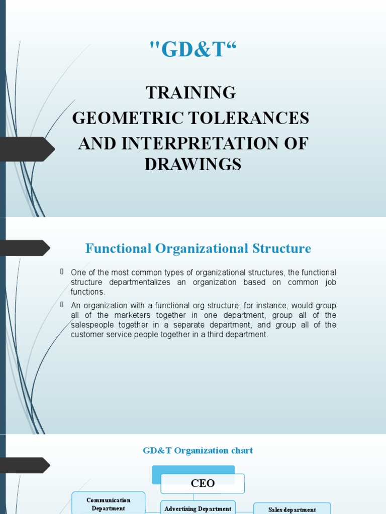 GD&T Organization Chart | PDF