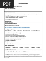 Technology Integration Lesson Plan Template-1 | PDF | Senses | Lesson Plan