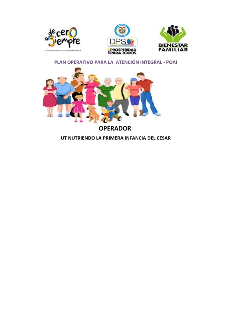 Modelo de Poai M Familiar | PDF | Educación de la primera infancia ...