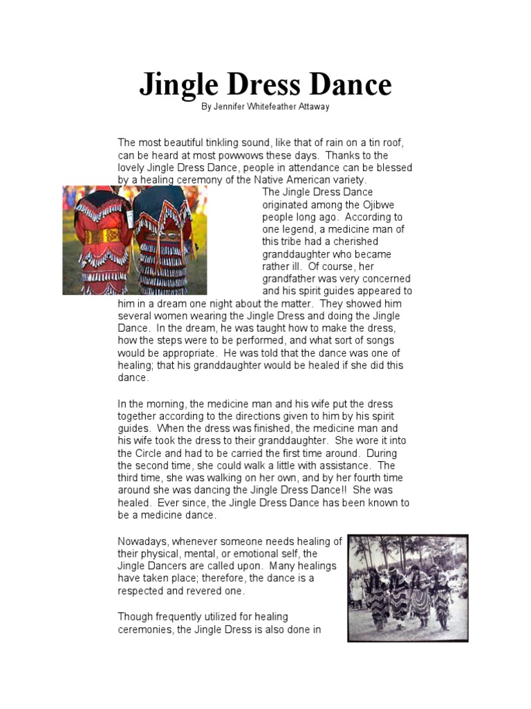 Jingle Dress Dance: by Jennifer Whitefeather Attaway | PDF | Clothing ...