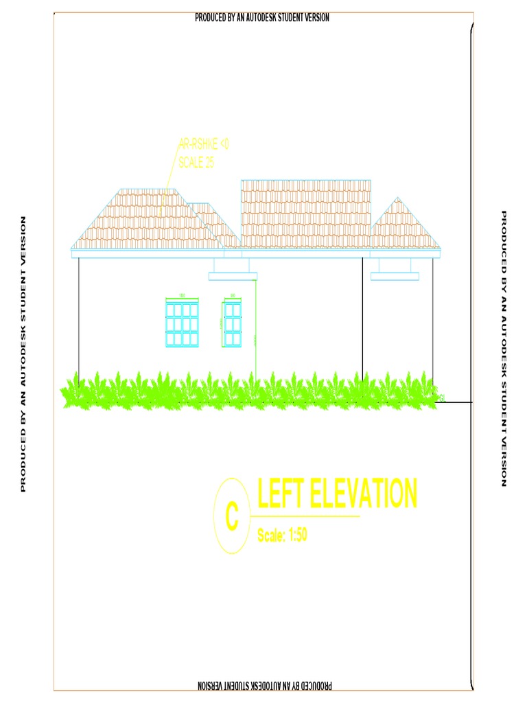 Left Elevation Plan for AR-RSHKE | PDF