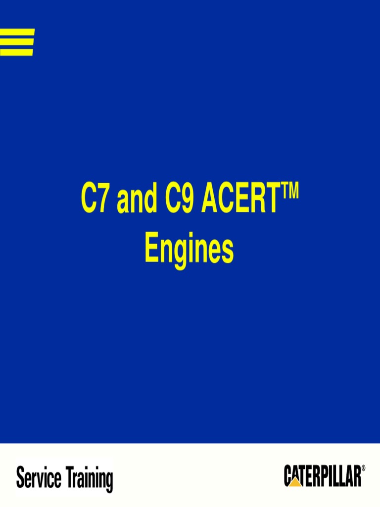 ENG - C7 and C9 ACERT | PDF | Engines | Pump