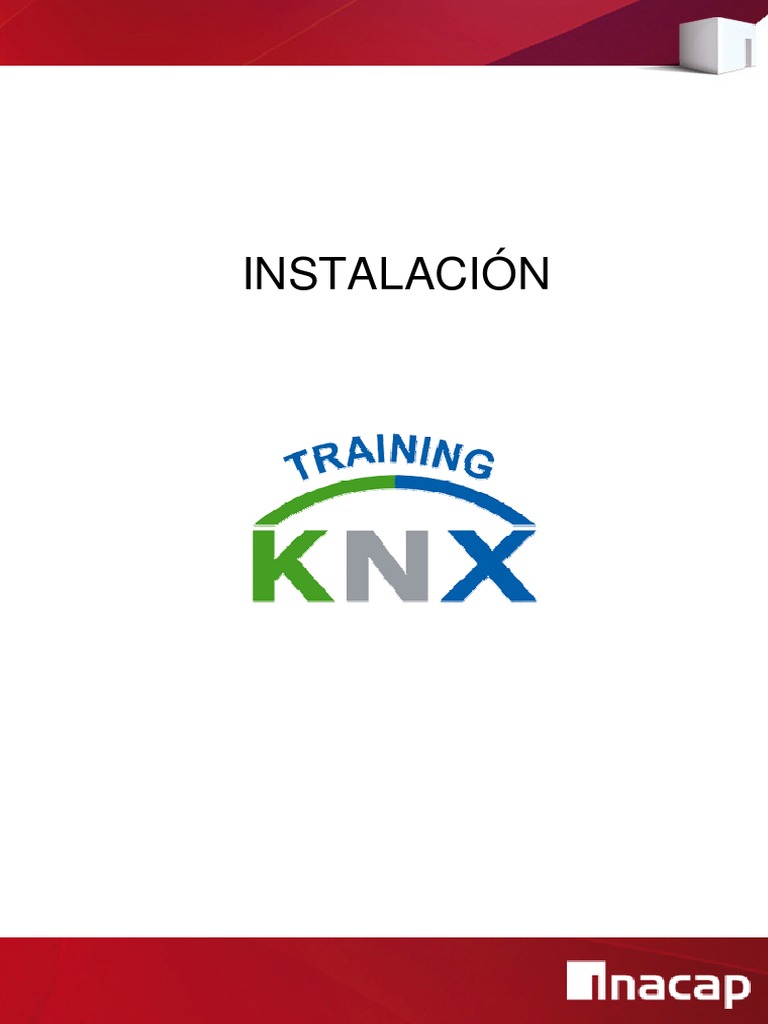 Curso Básico KNX: Instalación TP1 | PDF | Fuente de alimentación | Automatización del hogar