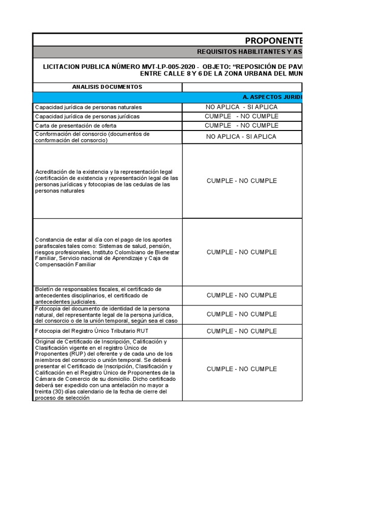 Proponente PDF | PDF | Colombia | Justicia