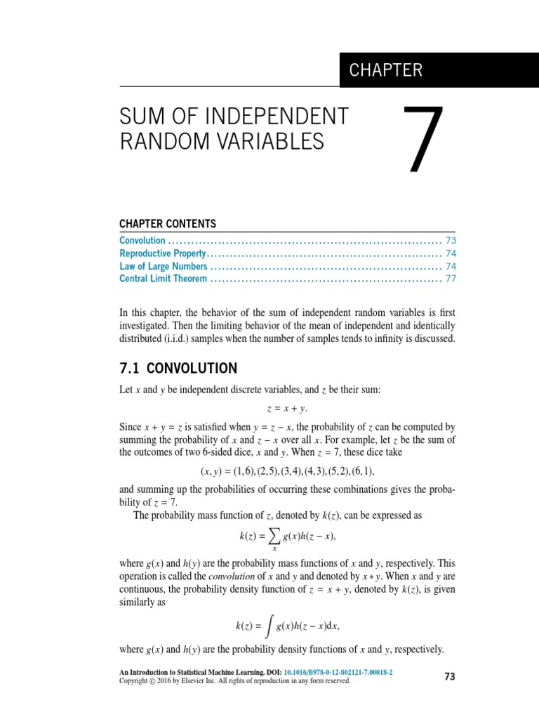 Chapter 7 - Sum of Independent Random - 2016 - Introduction To ...