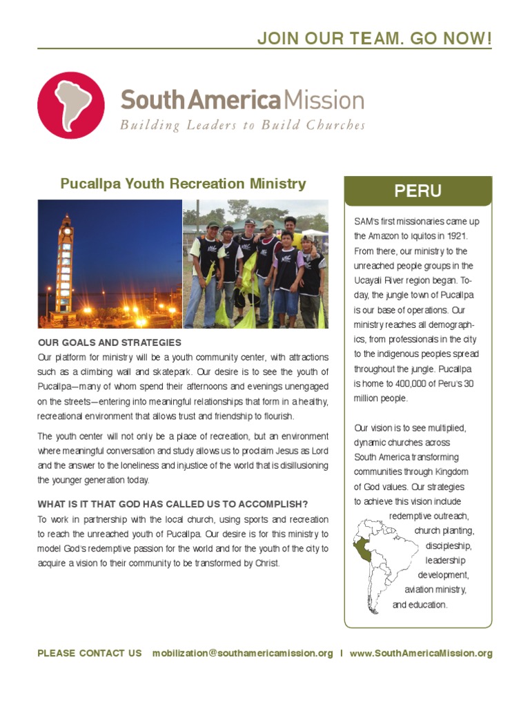 SAM Ministry Opportunities | PDF