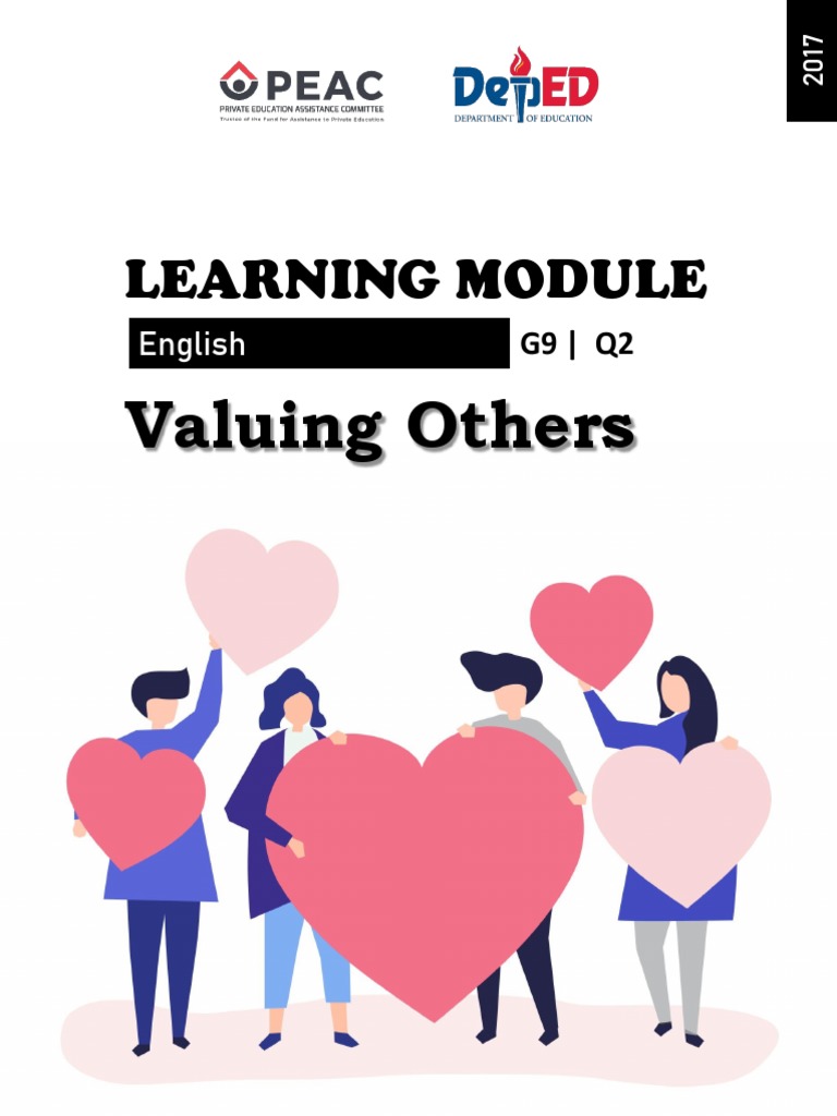 Learning Module: Valuing Others | PDF | Narrative | Poetry