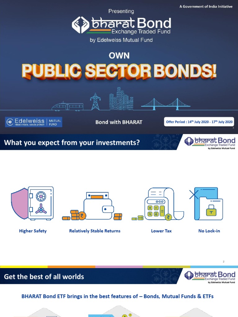BHARAT Bond ETF: Invest in Public Sector Bonds | PDF | Fund Of Funds ...