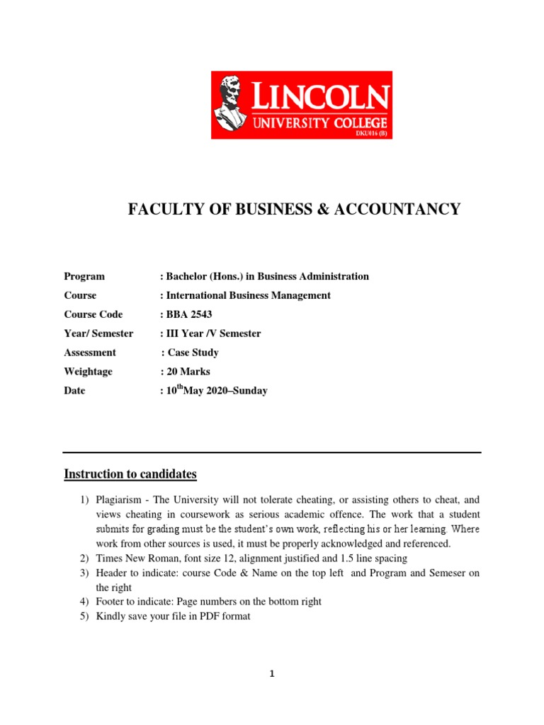 International Business Management PDF | Download Free PDF | Mergers And ...