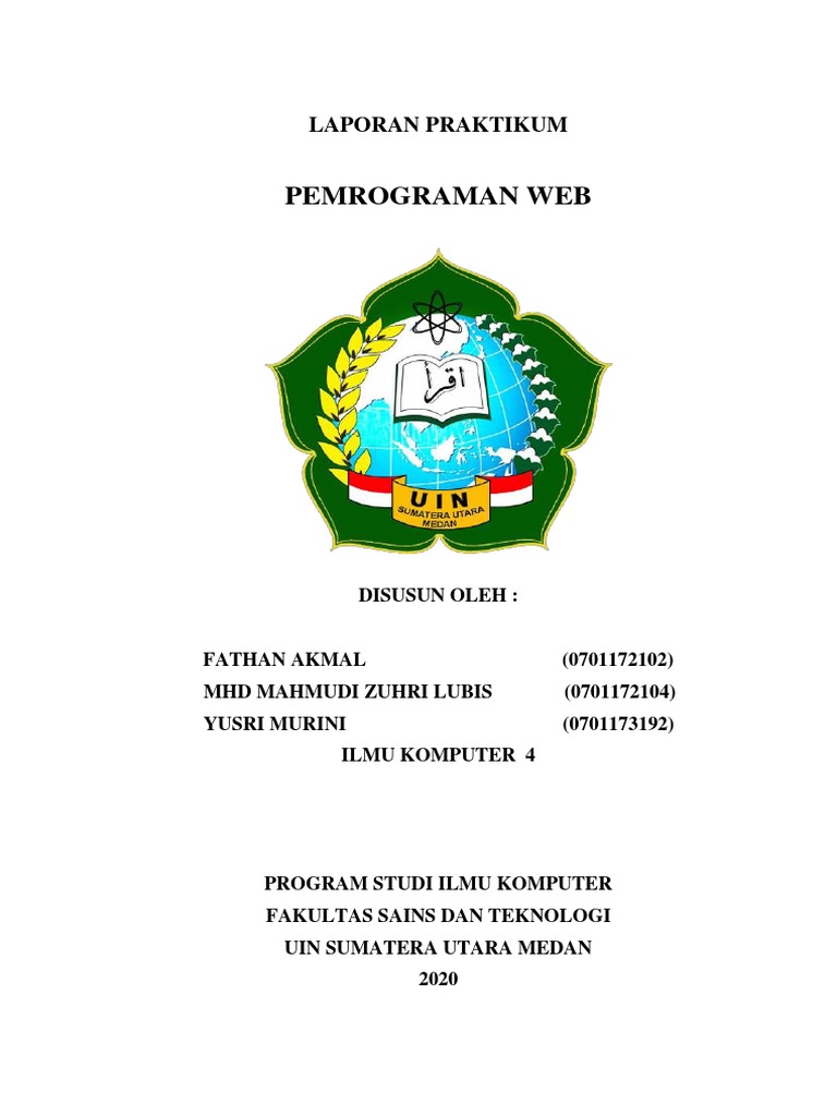 Laporan Praktikum Pemrograman Web | PDF | Komputer | Teknologi & Rekayasa