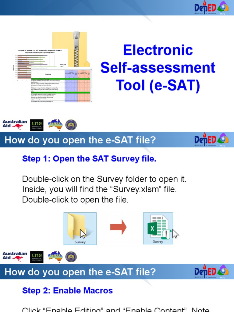 e-SAT File Access and Survey Guide | PDF | Computer File | Data