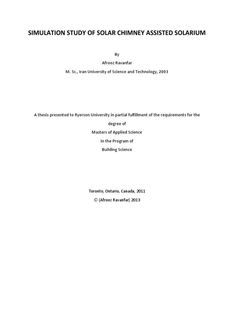 Ravanfar, Afrooz PDF | PDF | Solar Energy | Ventilation (Architecture)