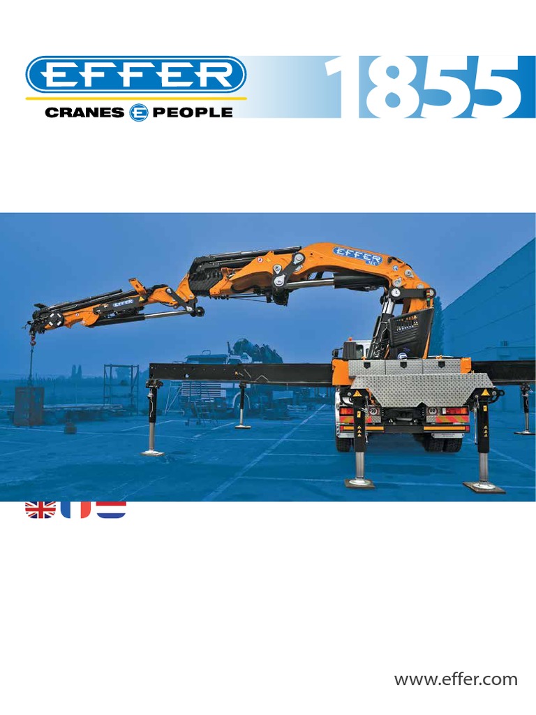 Grue Effer 1855 : Caractéristiques Techniques | PDF | Outils ...