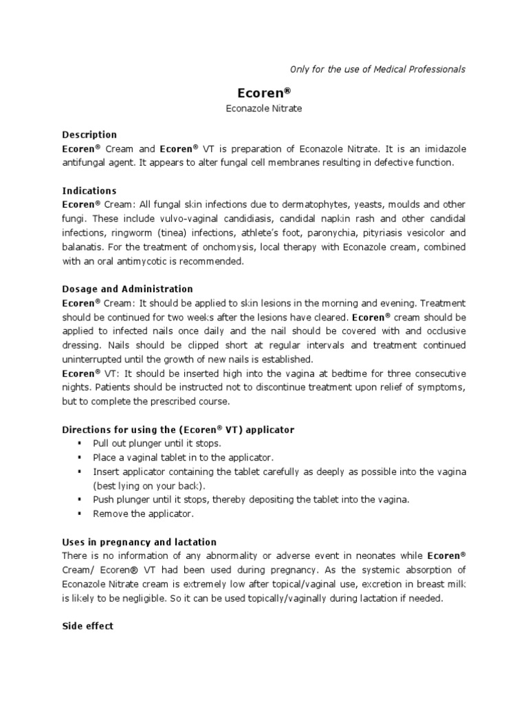 Ecoren | PDF | Drugs | Clinical Medicine