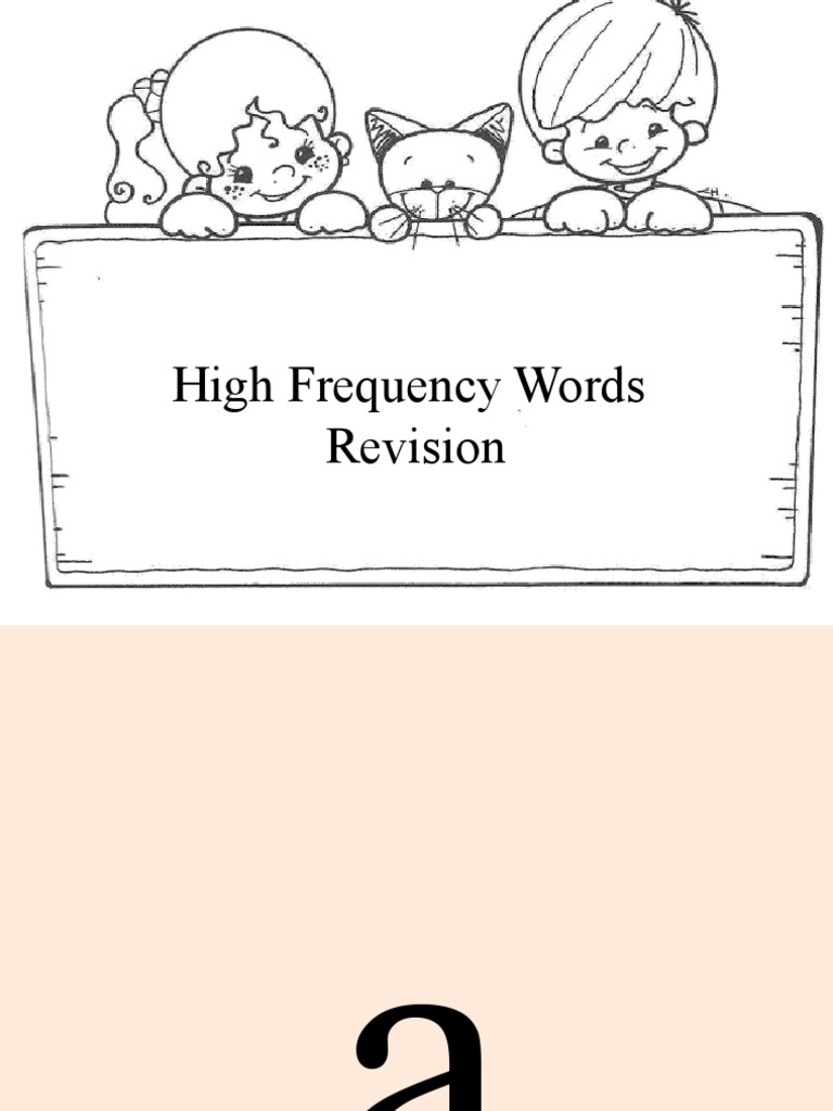 High Frequency Words | PDF