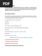 Aircraft Weight Definitions Guide | PDF