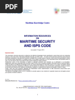 ISPS Code: Maritime Security Guide | PDF | Computer Security | Security