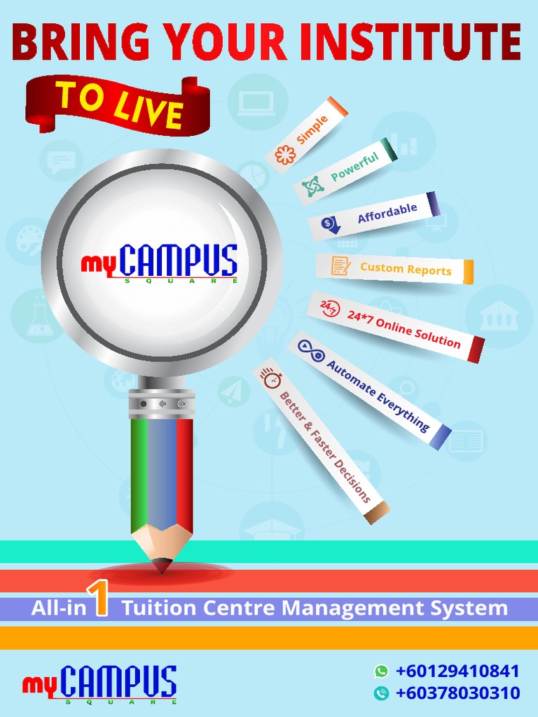 Bring Your Institute: All-In Tuition Centre Management System | PDF ...