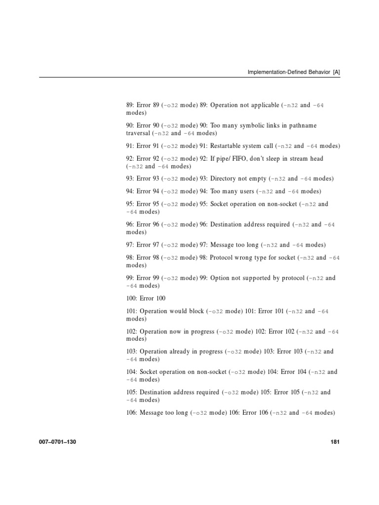 Implementation-Defined Behavior (A) | PDF