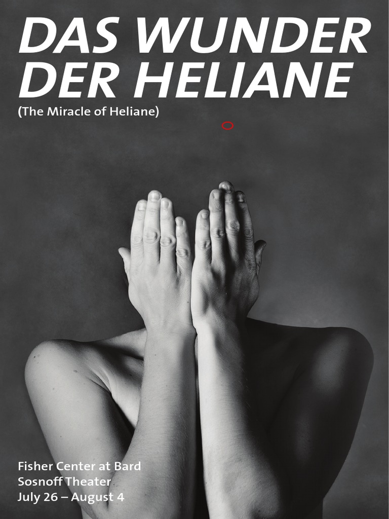 Das Wunder Der Heliane Bard Program PDF | PDF | Opera | Vocal Music