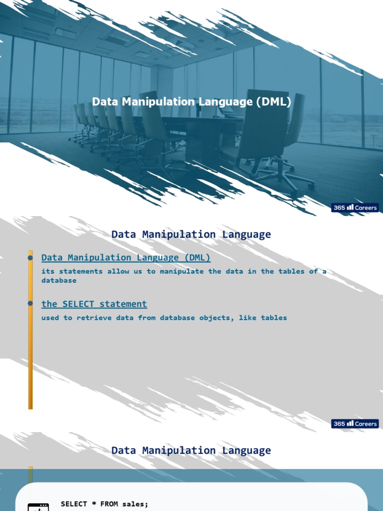 Overview of Data Manipulation Language | PDF | Data Management Software ...