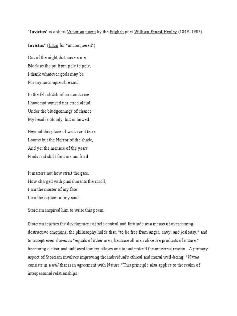 Invictus | PDF