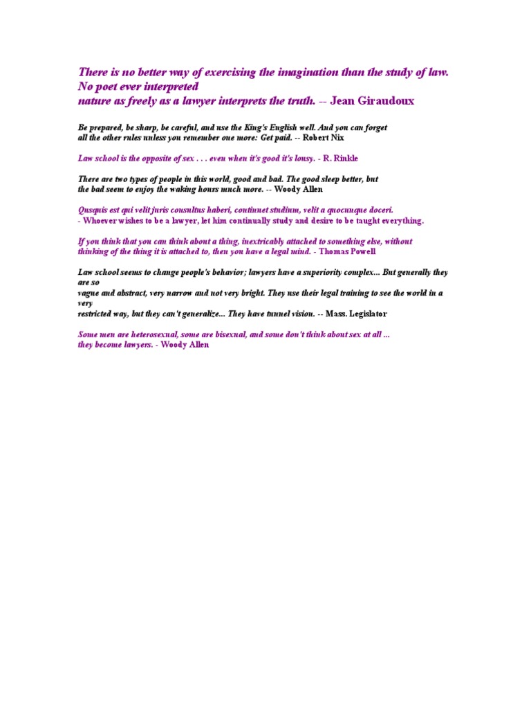 Legal Quotes | PDF