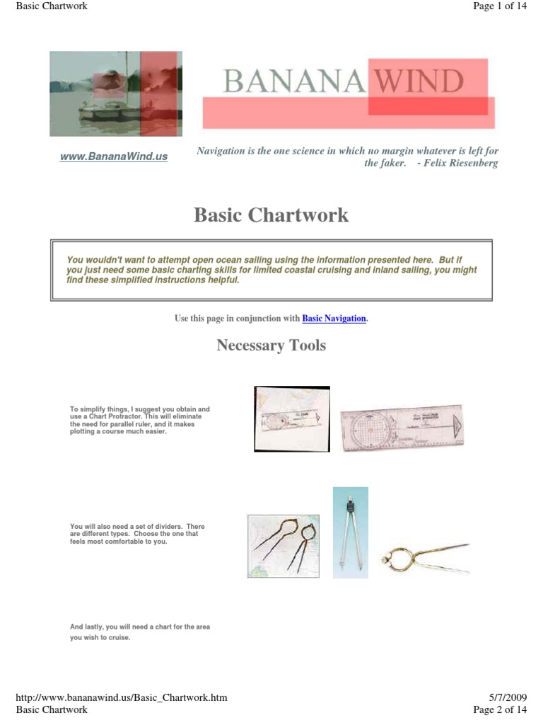 Basic_Chartwork [PDF Search Engine] | Compass | Navigation