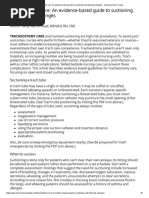 ICU One Pager Tracheostomy Emergencies | PDF | Clinical Medicine ...