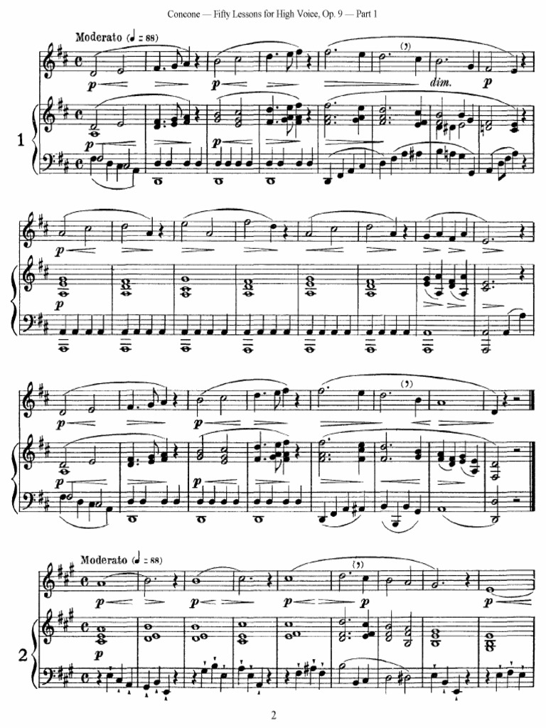 CONCONE 1 Voz Alta | PDF