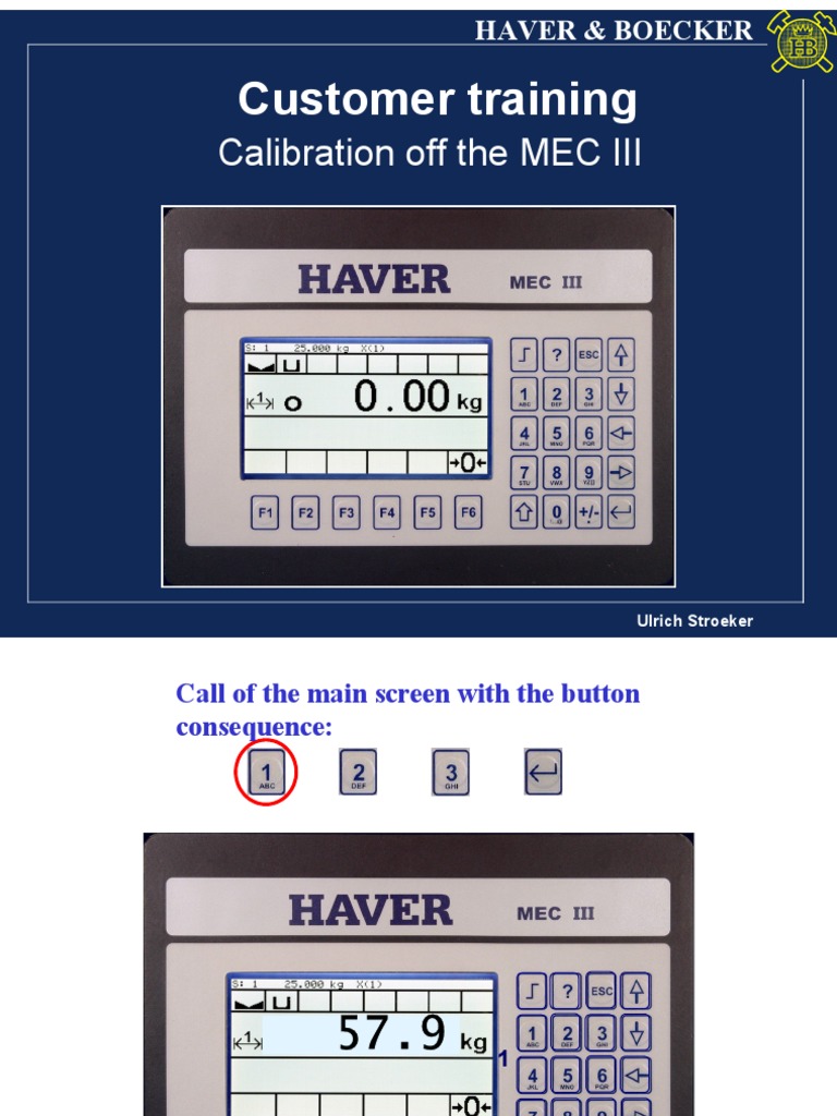 1abgleich - Mec - III - Gb-Calibration Off The Mec III-36p | PDF ...