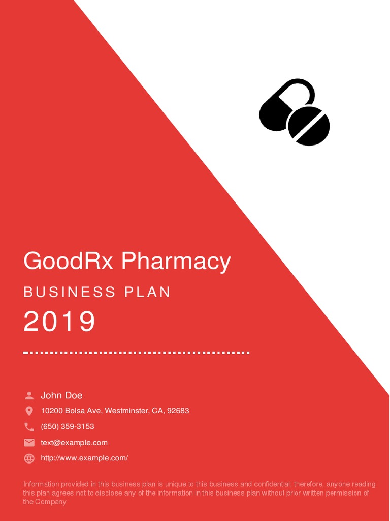 Pharmacy Business Plan Example | PDF | Expense | Pharmacy