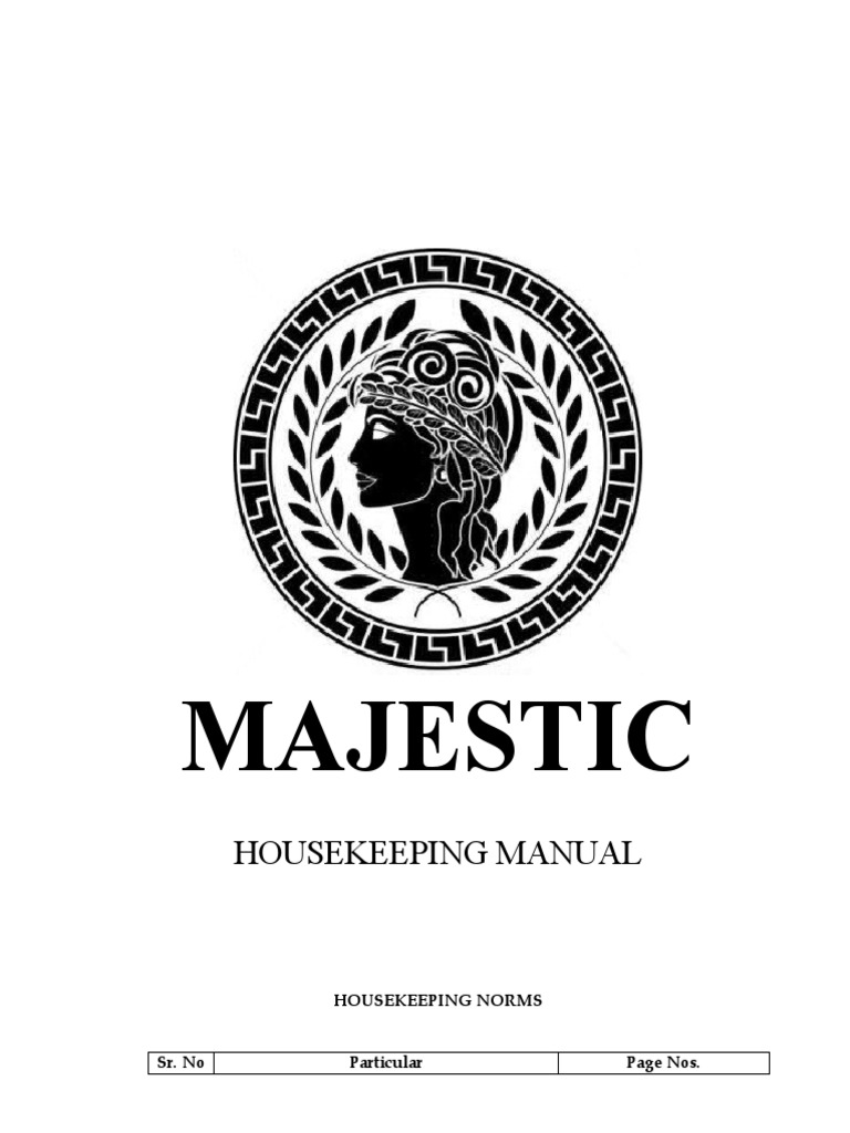 Housekeeping Manual | Download Free PDF | Vacuum Cleaner | Housekeeping