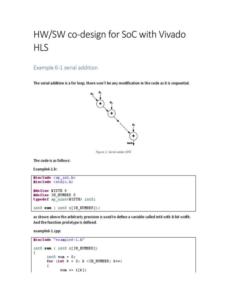 Hwsw Codesign Hls Pdf Computer Programming Software Engineering 9597