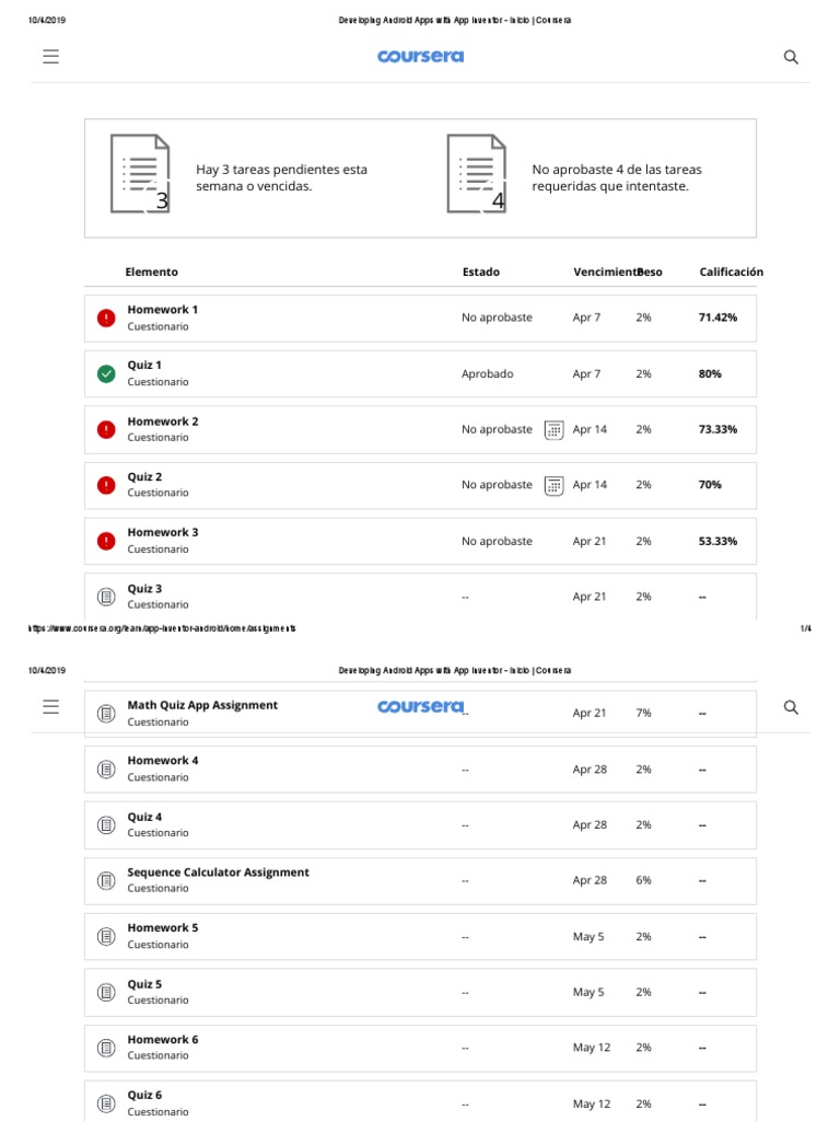 Developing Android Apps With App Inventor - Inicio - Coursera | PDF | Business