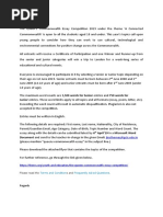 Commonwealth Essay Competition 2025 | PDF