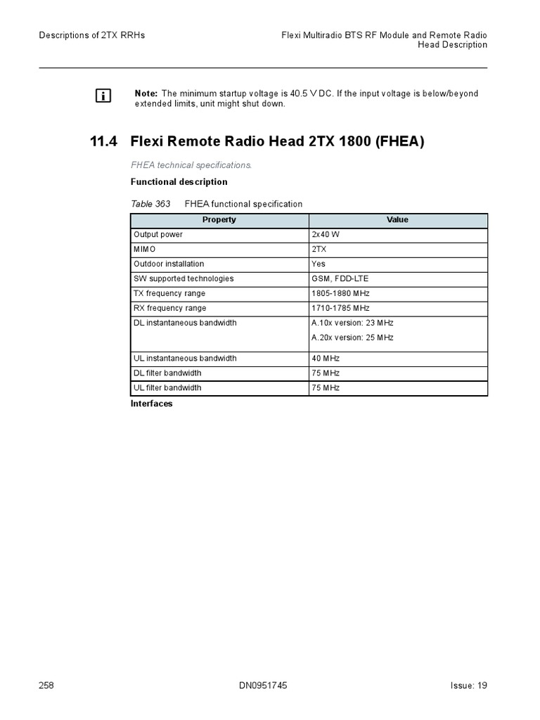 FHEA Nokia RRU | PDF | Electrical Engineering | Electronics
