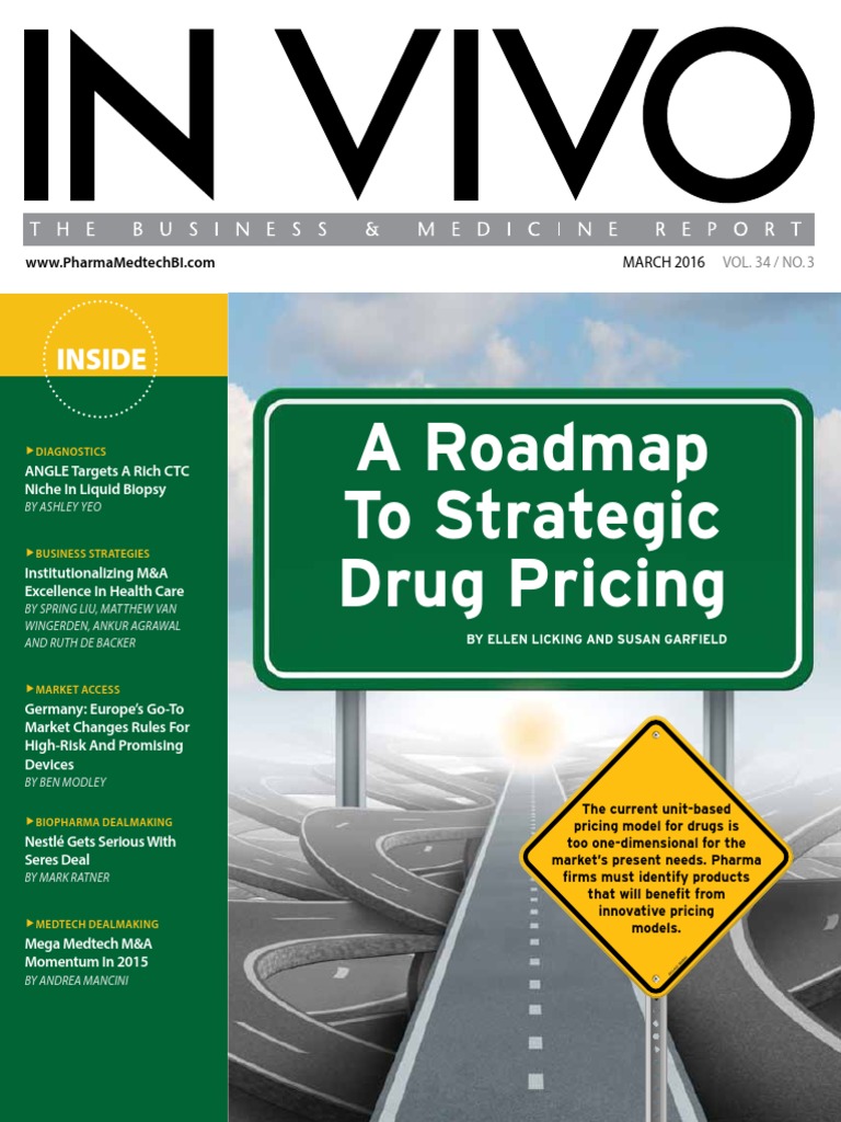 Ey in Vivo A Road Map To Strategic Drug Prices Subheader PDF | PDF ...
