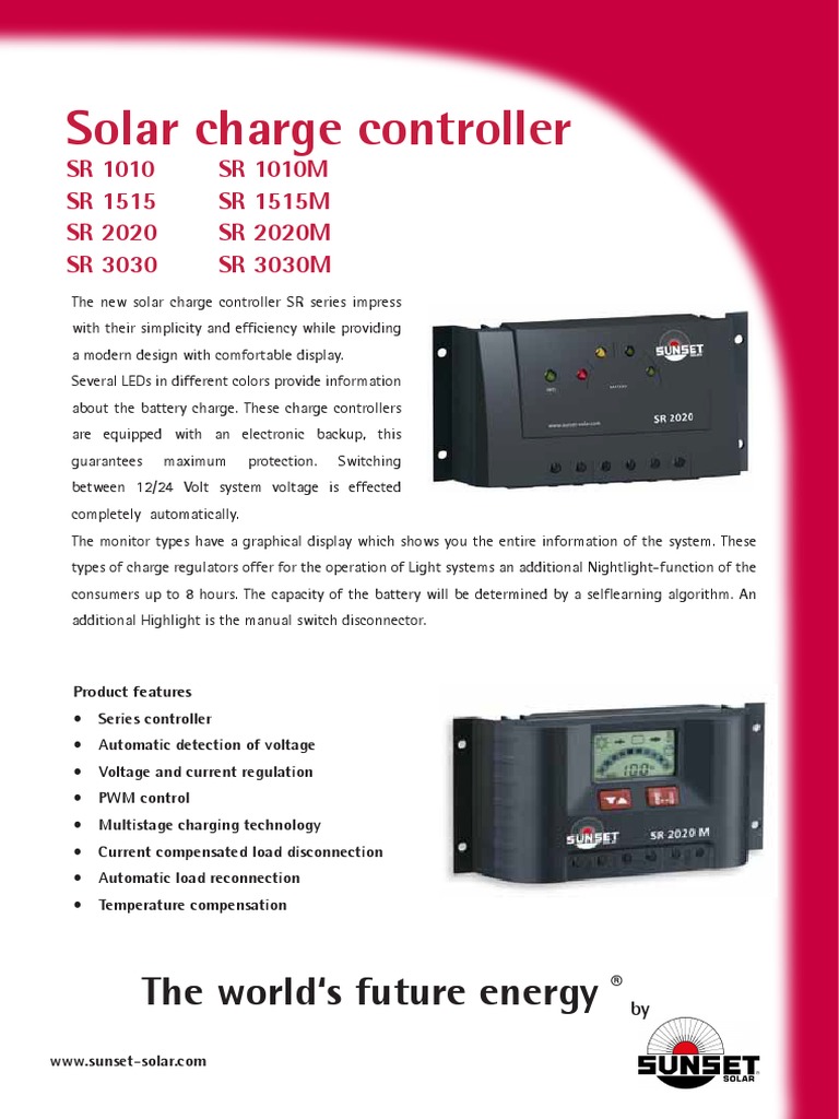 Charge Controller - 1010 - 1515 - 2020 - 3030 - EN | PDF | Voltage ...