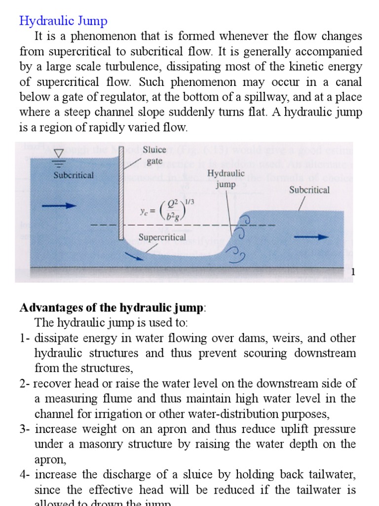 Hydraulic Jump | PDF | Continuum Mechanics | Mechanical Engineering