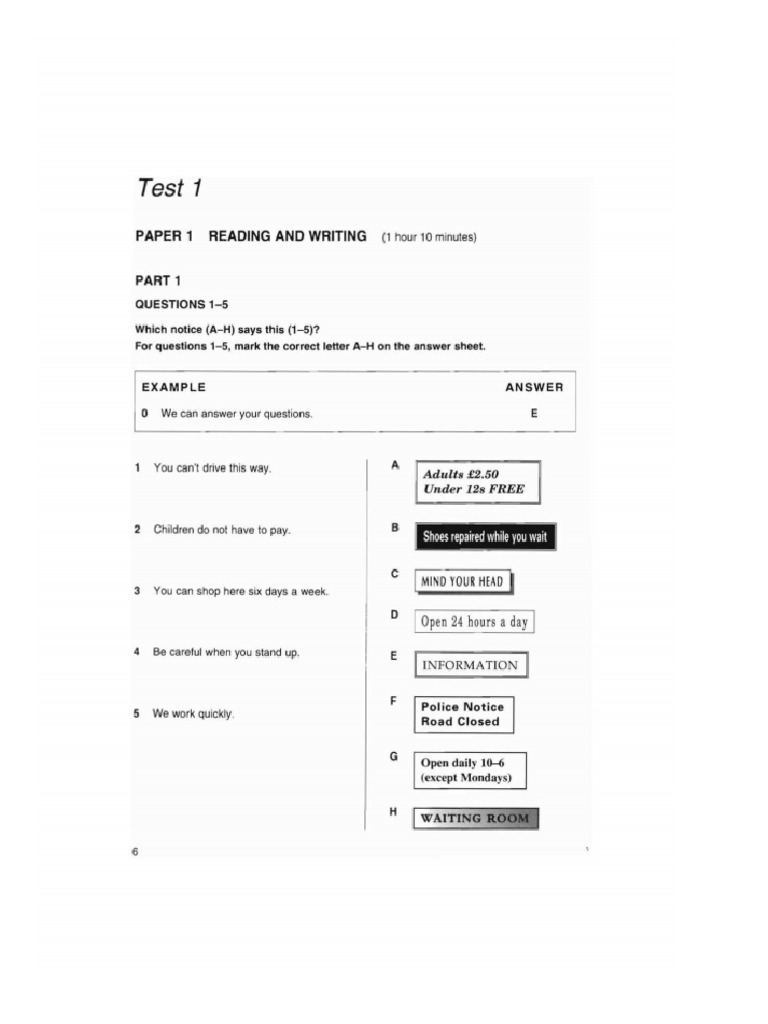 KET Exam | PDF