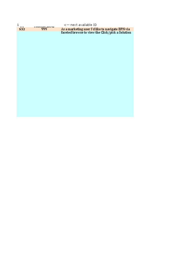 Blank Agile Scrum Product Backlog Template | PDF | Scrum (Software ...