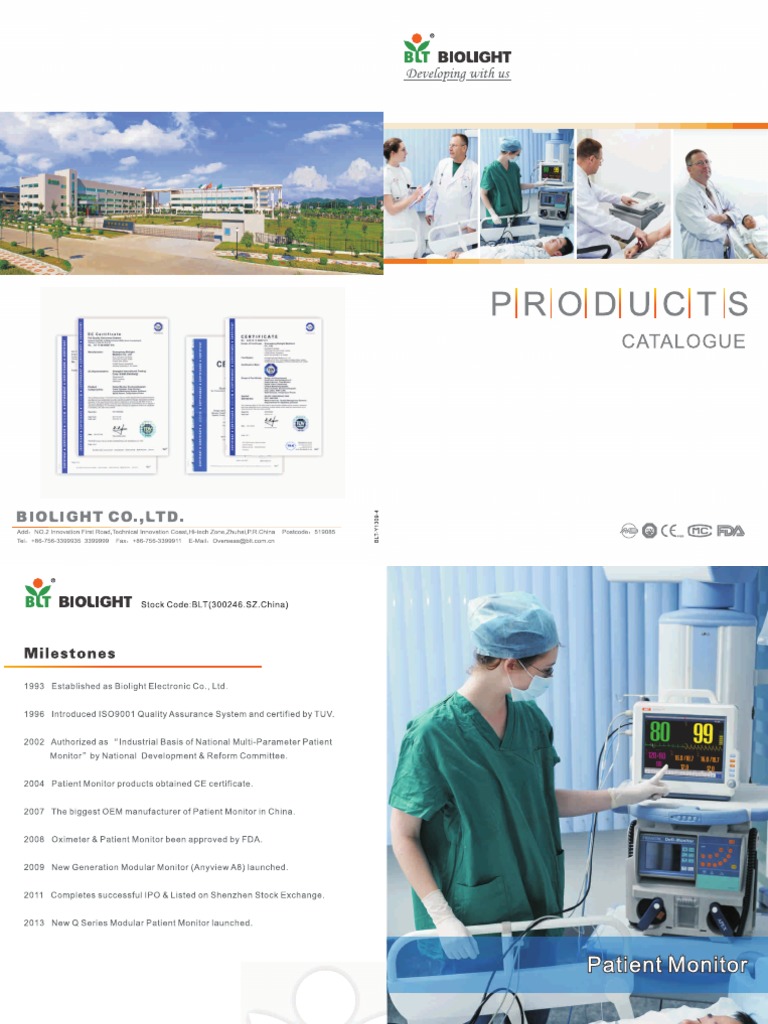 Biolight Product Catalogue | PDF