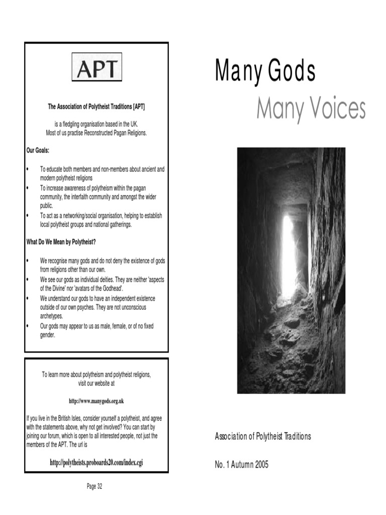 Many Gods Many Voices Autumn - 05 - Printing | PDF | Deities | Polytheism
