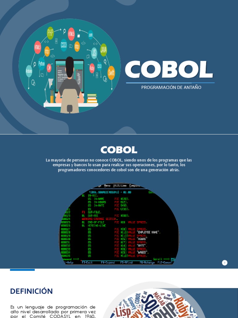 Introducción al Lenguaje COBOL | PDF | Lenguaje de programación ...