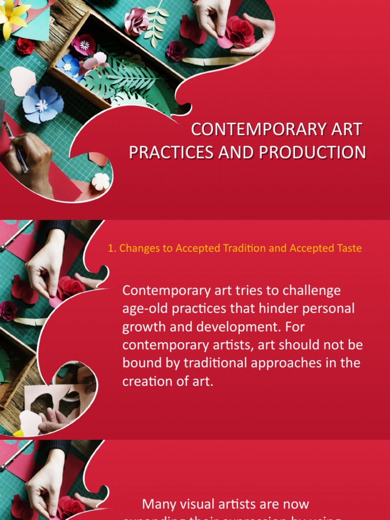 Contemporary Art Practices and Production | PDF
