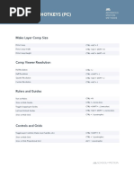 Caesar II Shortcut | PDF | Computing | Computing And Information Technology